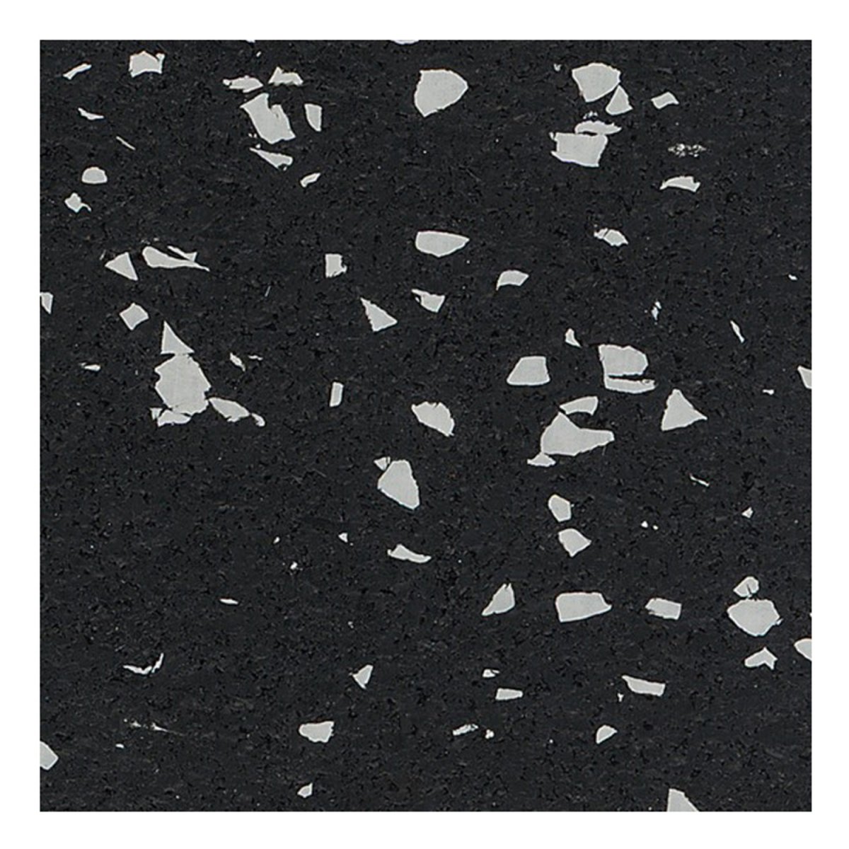 Gummigulv Everroll basic 8 mm sort / grå